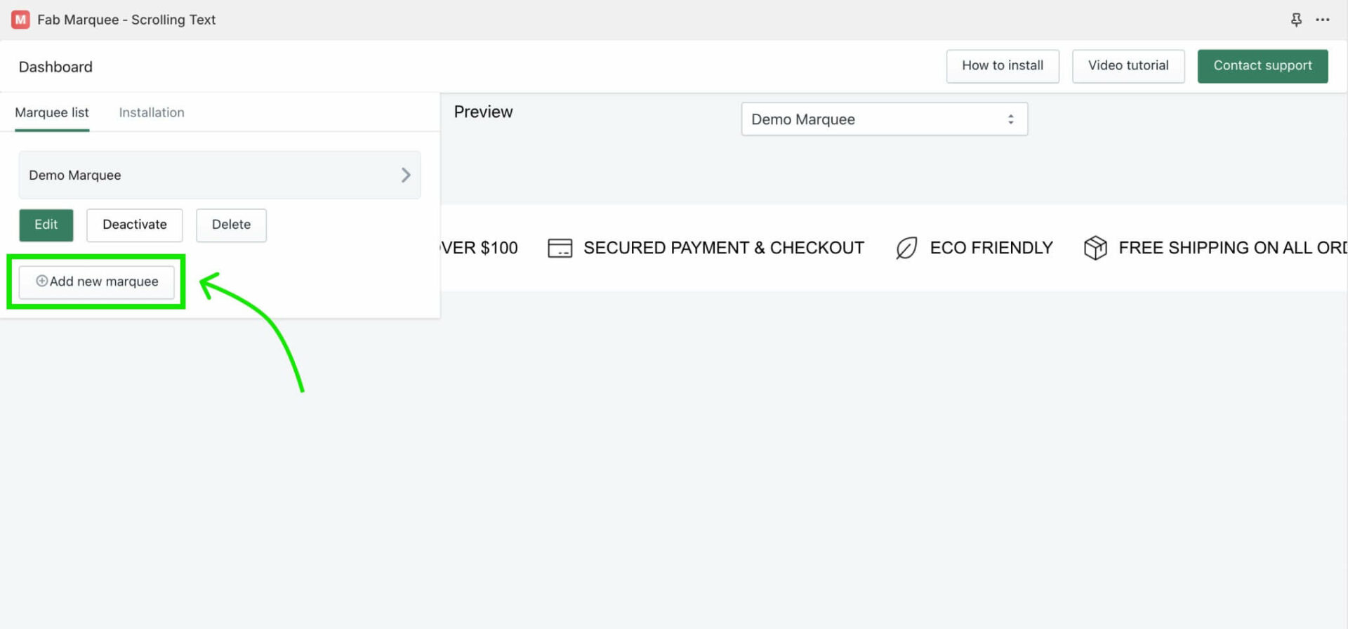 How To Add A Scrolling Logo Banner To Shopify Easy Tutorial Fabapps