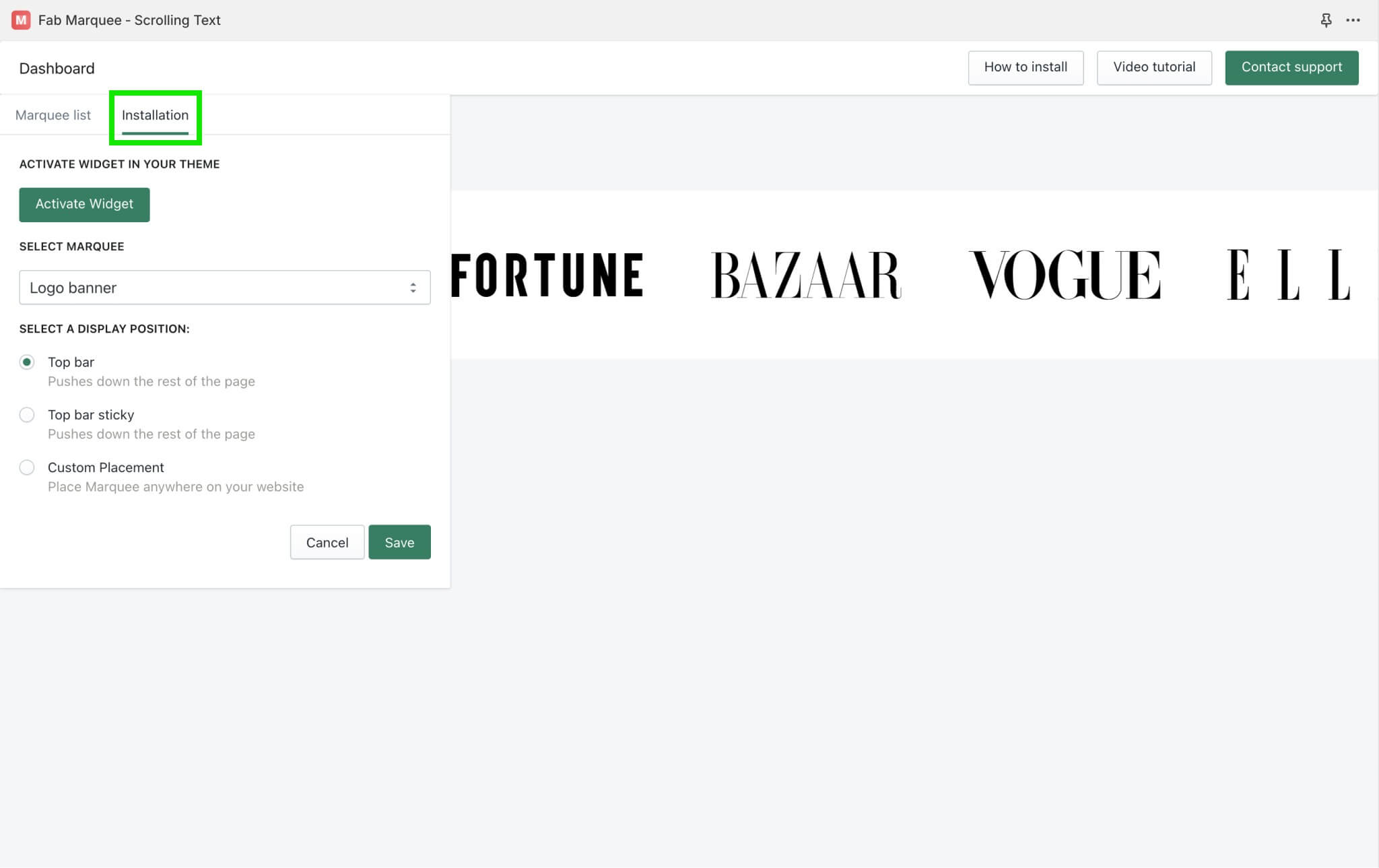How To Add A Scrolling Logo Banner To Shopify Easy Tutorial Fabapps