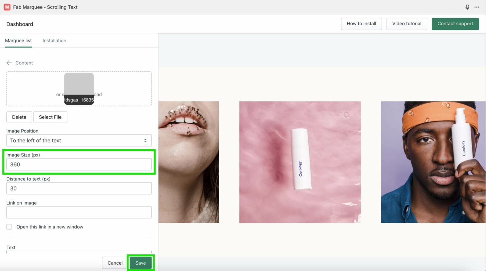 How to add scrolling images to Shopify. Easy 2-minute tutorial. - FabApps