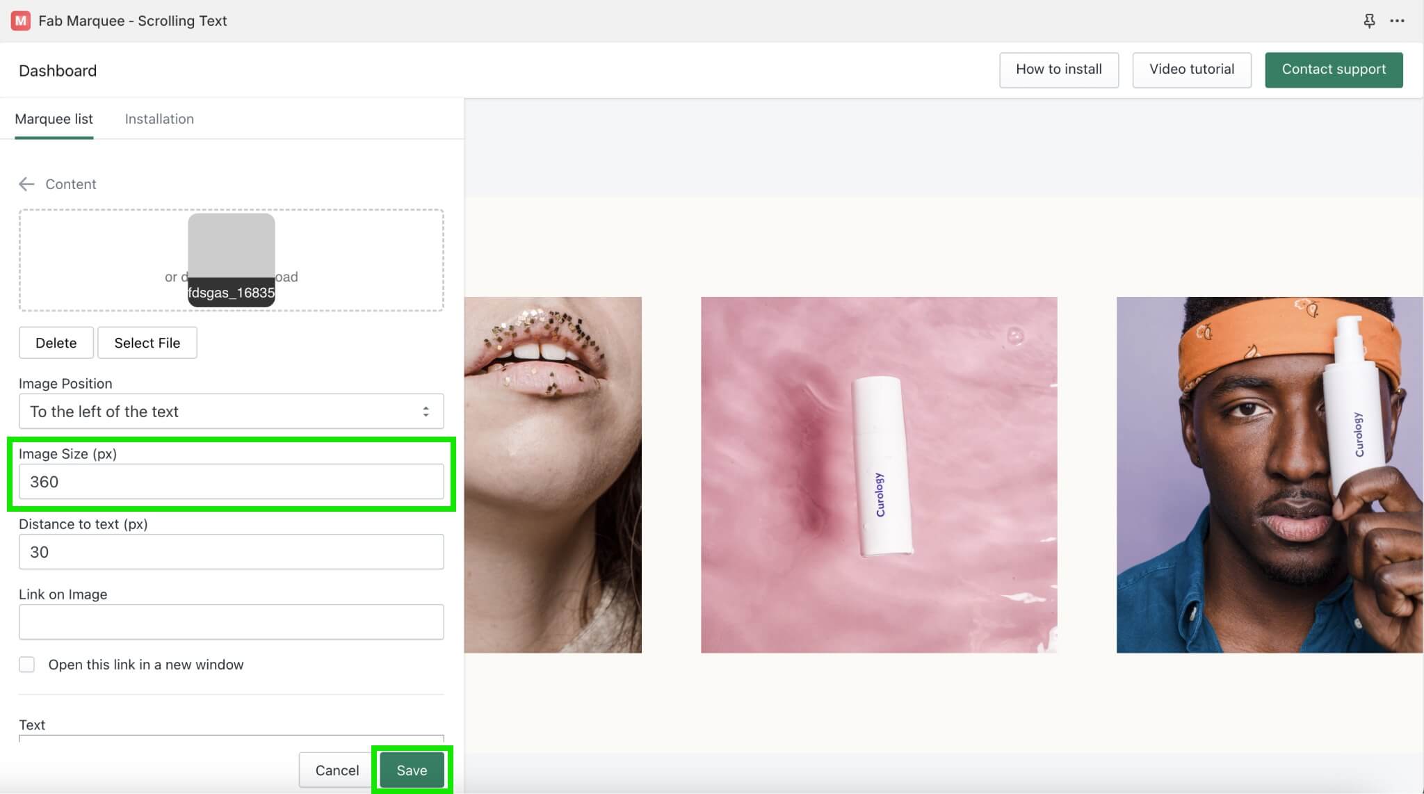 How to add scrolling images to Shopify. Easy 2-minute tutorial. - FabApps