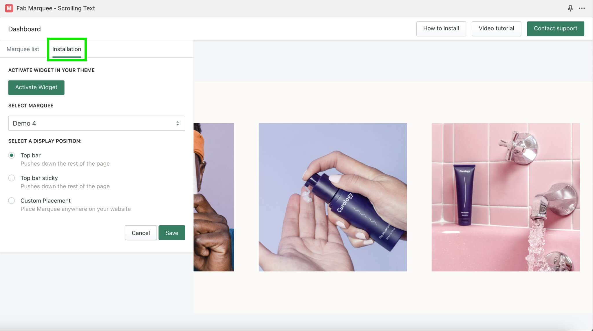 How to add scrolling images to Shopify. Easy 2-minute tutorial. - FabApps