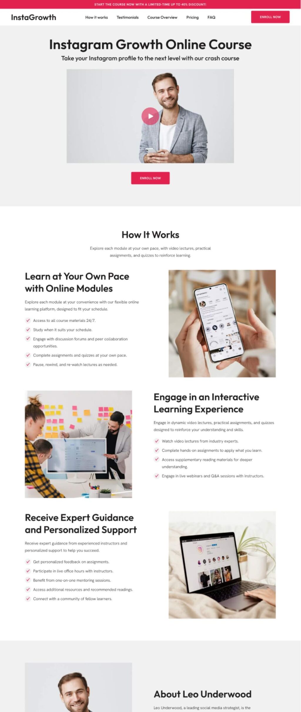 Best Online Course Landing Page Examples: Build High-Converting Landing ...